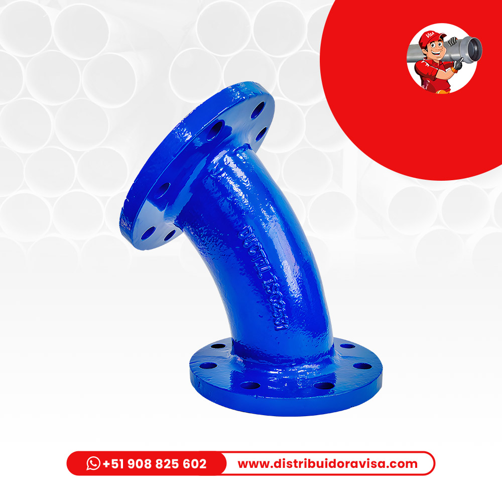 Codo 45° Bridado - Ferretería & Distribuciones Visa