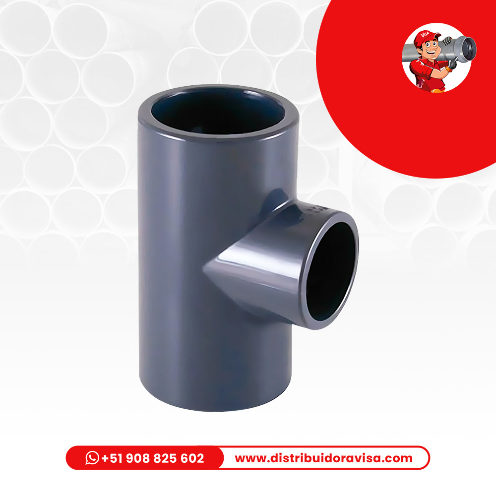 Tee con Reducción SP Inyectado de PVC Era - Ferretería & Distribuciones Visa